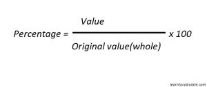 How To Calculate Percentage
