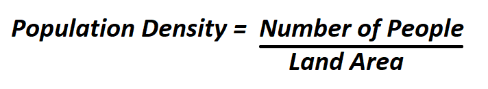 How To Calculate Population Density 
