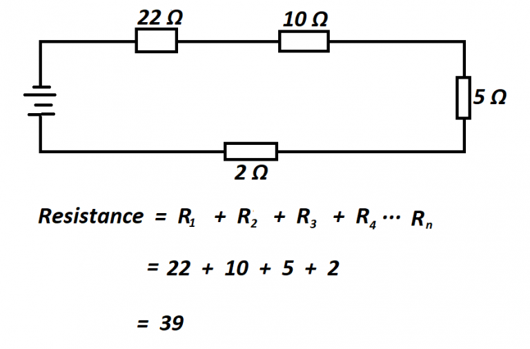 Calculate The Total Resistance Of All The Resistors In The Following Calculate The Total Resistance Of All The Resistors In The Following