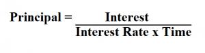 How to Calculate Principal from Interest.