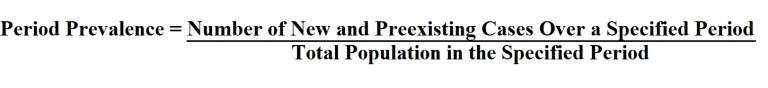 How To Calculate Period Prevalence