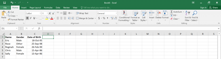 How to Calculate Age in Excel.