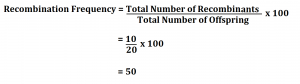 How to Calculate Recombination Frequency.